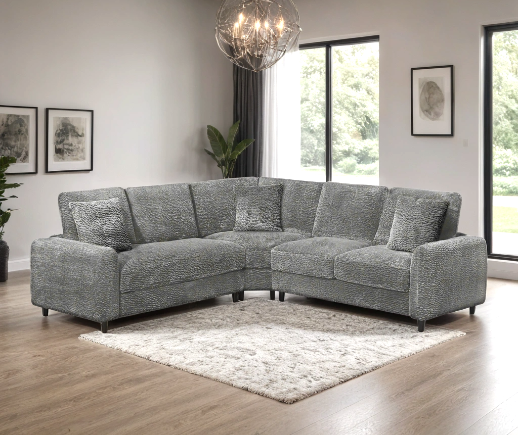 Stella Gray Sectional HH – Don Mueblero